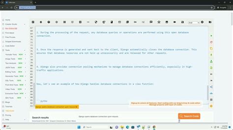 Django Opens Database Connection Upon Request Youtube