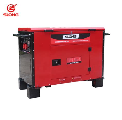 China Super Quiet Portable Propane Gas Power Generators 18kw Manufacturers Factory Slong