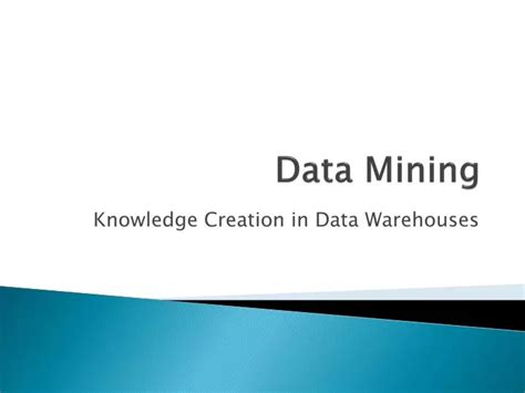 PPT Data Mining PowerPoint Presentation Free Download ID 1544821