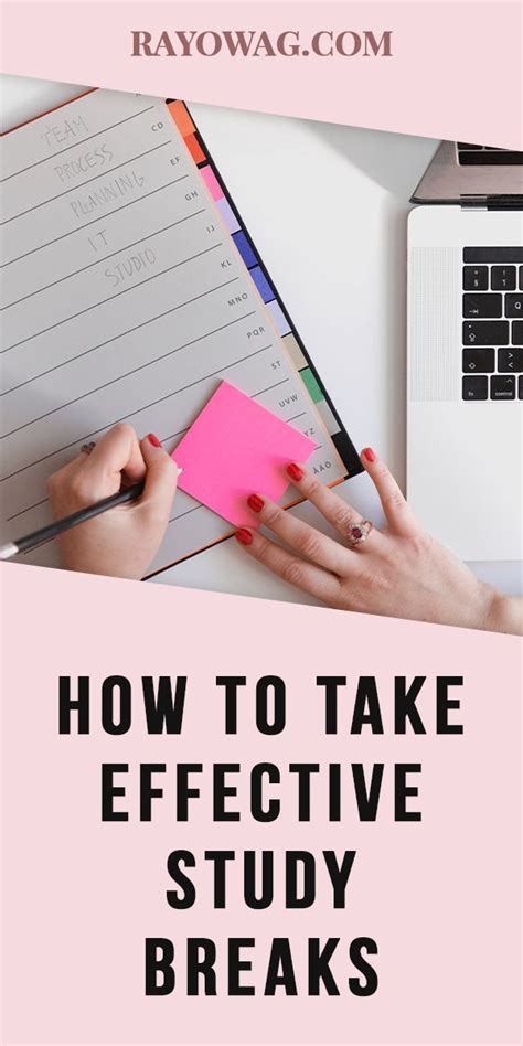 Effective Study Breaks Boost Your Productivity