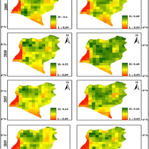 Spatiotemporal Dynamics Of Vegetation Greenness And Estimation Of Download Scientific Diagram