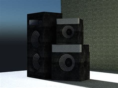 Sound Amplifier 3d Model Cgtrader