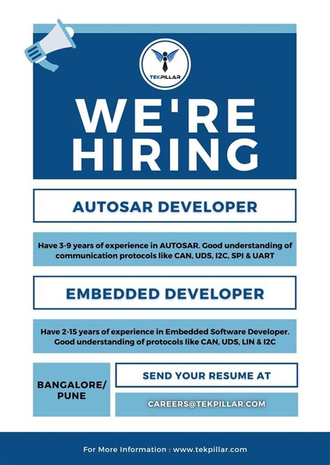 tekpillar® on linkedin embedded autosar pune bangalore workexperience worklocation…