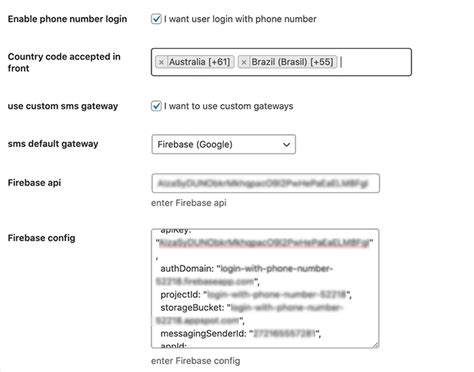 Send Free OTP SMS With Firebase In Login With Phone Number WordPress Plugin Idehweb