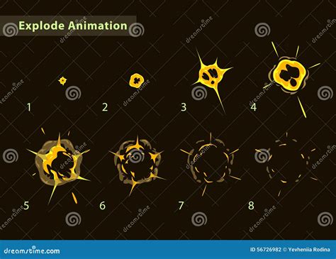 Explode Effect Stock Vector Illustration Of Fire Explode 56726982
