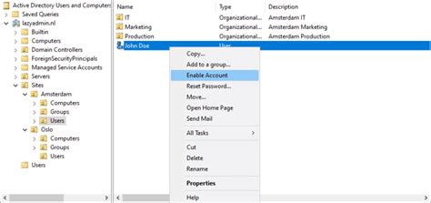 Active Directory Users And Computers Aduc Installation And Usage