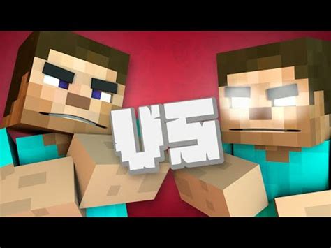 Minecraft Herobrine Vs Steve Achtergrond