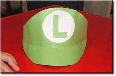 Super Mario Bros Hat Made From Cnstruction Paper Mario Hat Mario