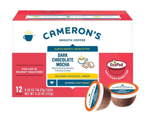 Camerons Coffee Dark Chocolate Mocha Flavored Single Serve