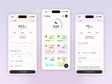 Health Monitor App By Sarah Jimenez On Dribbble