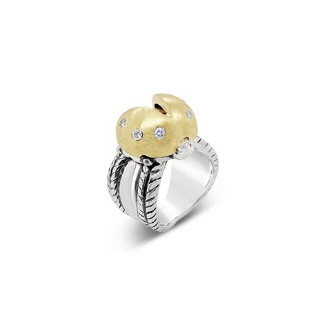 Diamond Ladybug Ring Saint By Sarah Jane Ladybug Jewelry