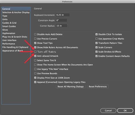 Option To Show Rulers By Default Adobe Illustrator