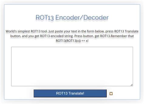 rot13 encoder decoder