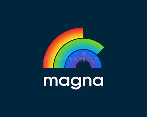 Abstract Vibrant Gradient Rainbow Logo Design Template Creative Vector