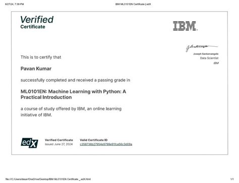 dasari pavan kumar on linkedin machine learning with python a practical introduction