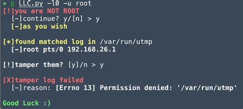 GitHub Macr0phag3 LLC Linux Log Cleaner Utmp Wtmp Btmp Lastlog