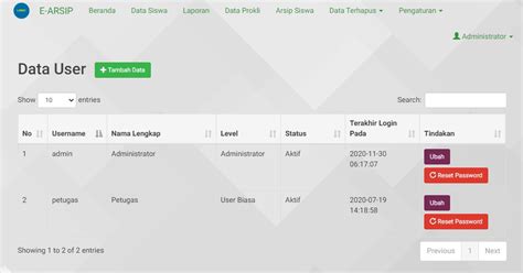 Source Code Sistem Arsip Sekolah Berbasis Web Responsive Siap Pakai