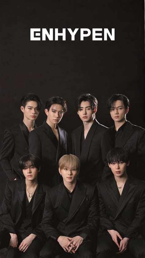 Enhypen Wallpaperlockscreen 🖤 Poto Member Enhypen Kece Foto Member