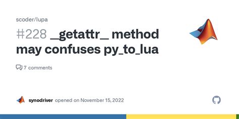 Getattr Method May Confuses Py To Lua Issue Scoder Lupa