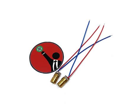 Pack 2 Modulos Laser Led 5v 5mw 650nm Makerschile