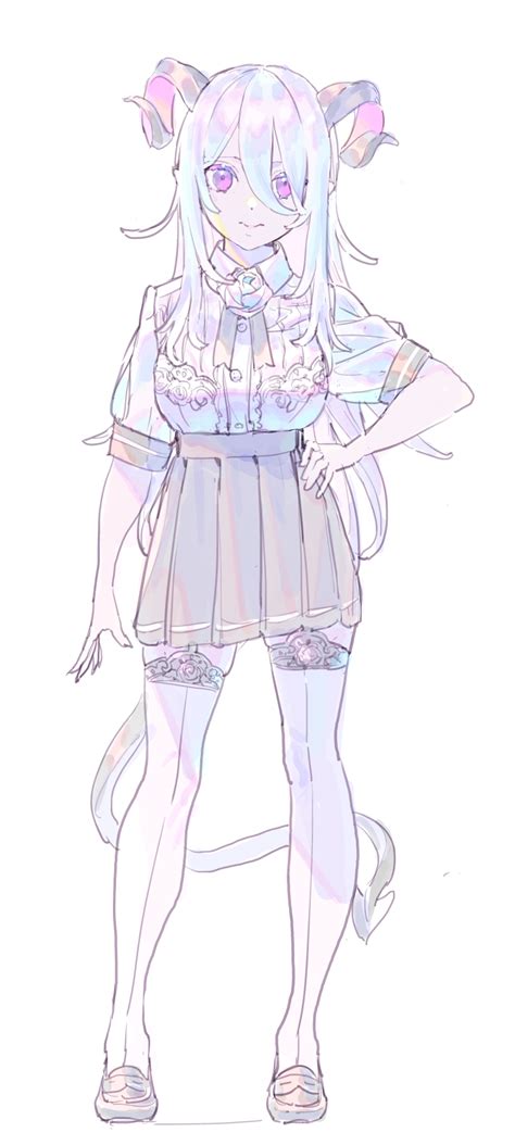 Demon Girl With Purple Horns Enkyo Yuuichirou Danbooru