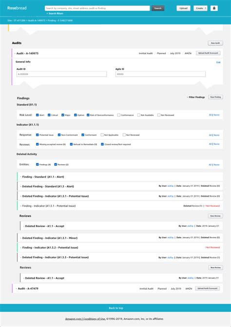 Amazon Audit Trail Case Study Tom Hock
