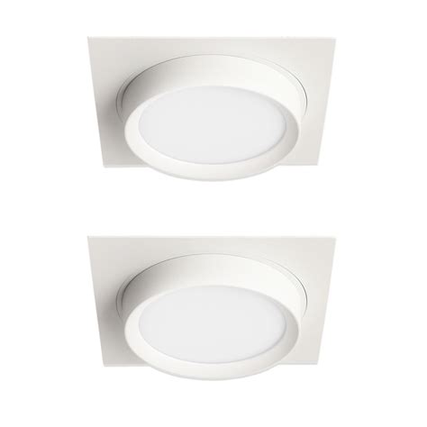 Встраиваемые светильники EKS ART INFINITY белые (GX53, алюминий) - 2 шт ...