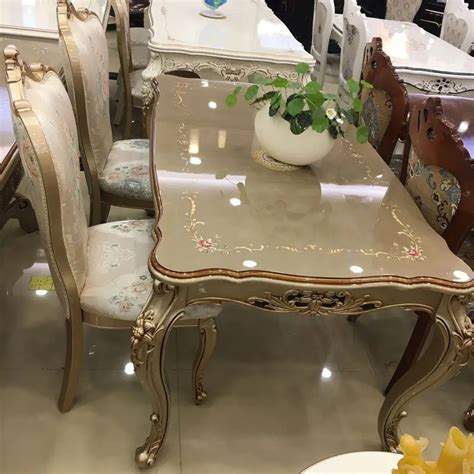 Antique Dining Table And Chair Set For Living Room Furniture