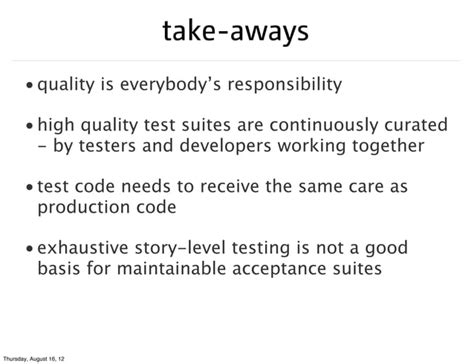Creating Maintainable Automated Acceptance Tests Ppt