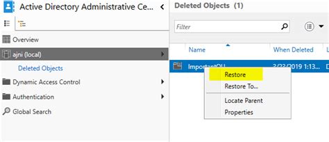 How To Enable Ad Recycle Bin Ajni It