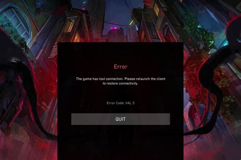 VAL 5 Error In Valorant How To Fix It In 5 Minutes