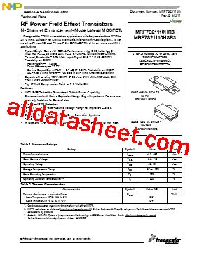 C1206C104K5RAC Datasheet PDF NXP Semiconductors