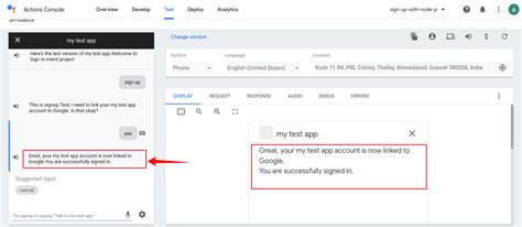 Dialogflow Tutorial Account Linking In Dialogflow Using Nodejs