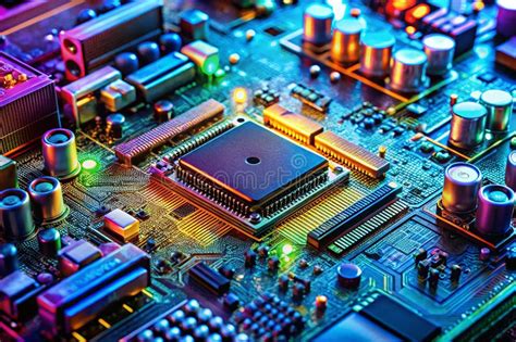 A Deep Dive Into The Intricate World Of Modern Motherboard Circuitry An Aigenerated Closeup