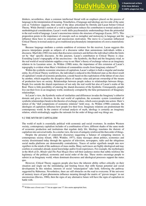 A Critical Framework For Textual Analysis Pdf