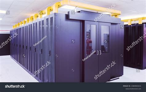 Shot Data Center Multiple Rows Fully Stock Photo Shutterstock