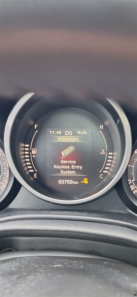 Warning Light Service Keyless Entry Fiat 500x The Fiat Forum