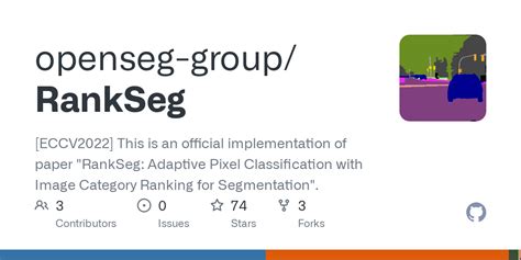 Github Openseg Grouprankseg Eccv2022 This Is An Official Implementation Of Paper Rankseg