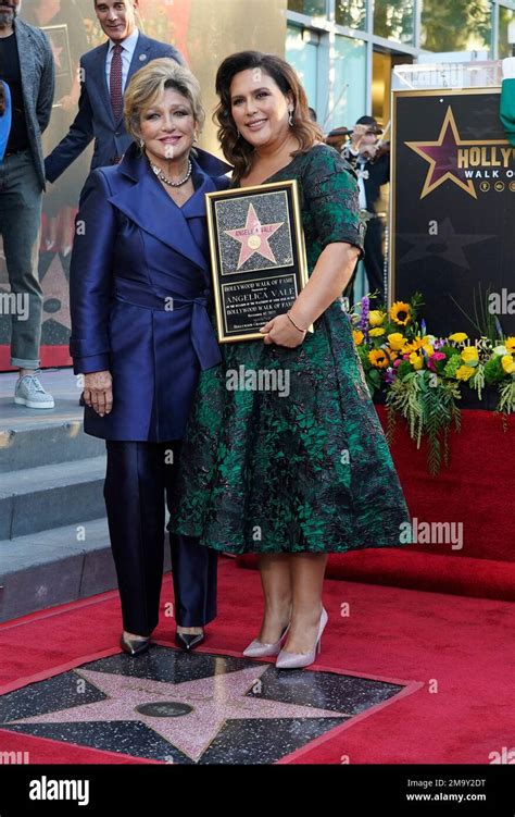 Mexican Actor Singer Radio Personality Angelica Vale Right Poses With