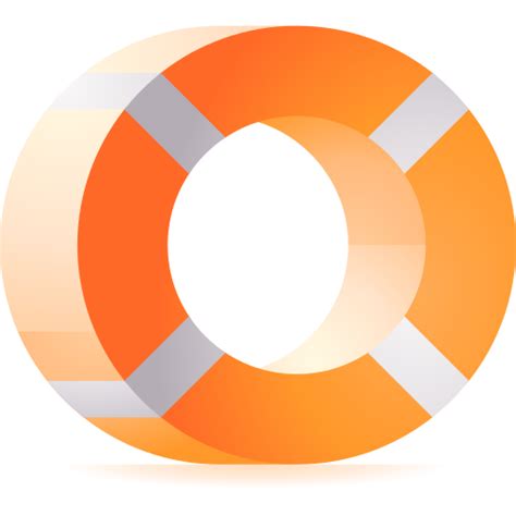 Lifebuoy 3d Toy Gradient Icon