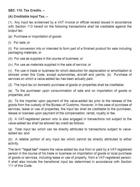 Input Vat Notes Pdf Value Added Tax Taxes