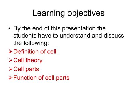 1cellstructurefunction1ppt Biological Sciences Science