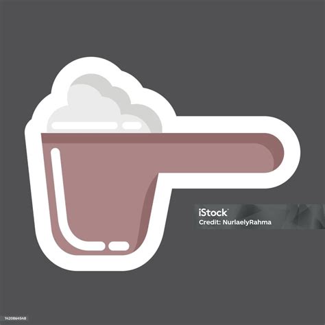 스티커 파우더 세탁물 기호와 관련이 있습니다 편집 가능한 간단한 디자인 간단한 그림 인쇄에 적합 단백질에 대한 스톡 벡터 아트 및 기타 이미지 Istock