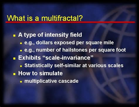 Actuarial Applications Of Multifractal Modeling 1 Introduction And