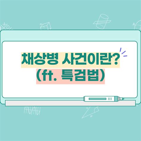 채상병 사건 및 특검법 정리해봤습니다 네이버 블로그