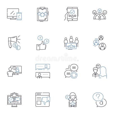 Examinations Line Icons Collection Tests Assessment Evaluation Grading Performance Results