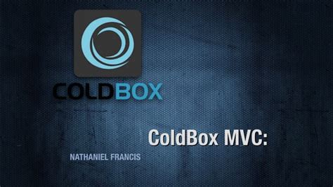 itb2016 intro to coldbox mvc ppt