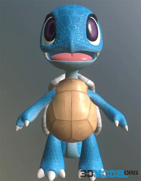 3d Model Squirtle Pbr