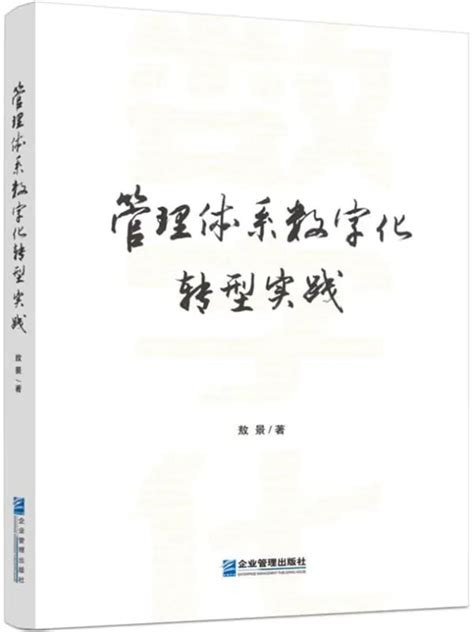 《管理体系数字化转型实践》敖景【扫描版 Pdf电子书 下载】 经济管理 雅书