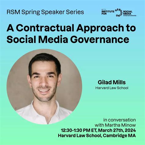 A Contractual Approach To Social Media Governance Berkman Klein Center